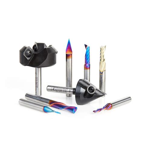 Amana Tool Ams 261 8 Pc Cnc Advanced Master Collection 14 Inch Shank