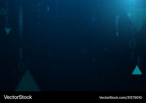 Abstract Digital Binary Code Matrix And Technology