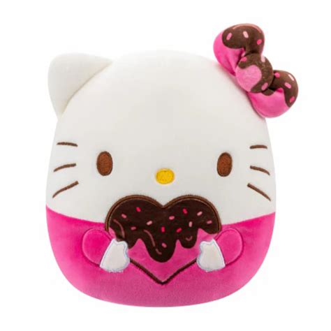 Squishmallow Sanrio Valentine 8 Chocolate Hello Kitty
