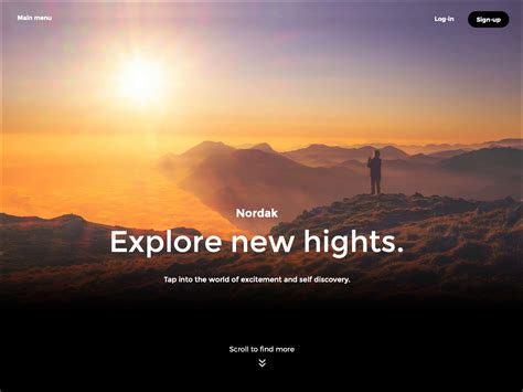 Parallax Scrolling Effect Freebie Prd By Ioannis Nousis On Dribbble