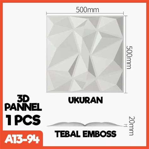 Jual Wallpanel 3d Pvc Wallpaper Dinding Wallpanel A13 94 Jakarta Timur Juragan Plafon Pvc