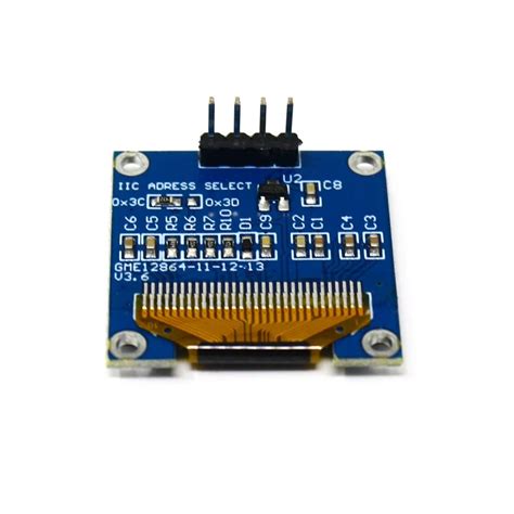 0 96 Inch I2C IIC 4 Pin OLED Display Module Agarwal Electronics