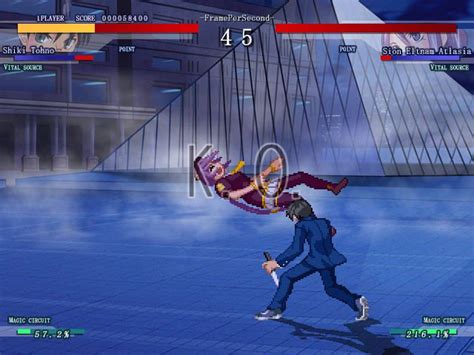 Screenshot Of Melty Blood Windows 2002 Mobygames