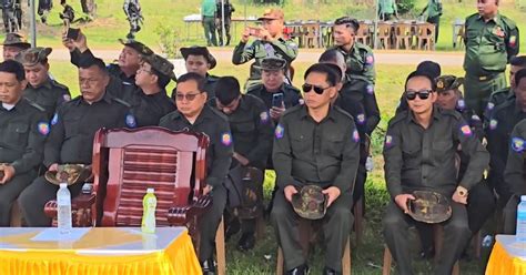 Tachileik တာချီလိတ်မြို့တွင် ပြည်သူ့စစ် ဌာနေ တပ်ဖွဲ့ဝင် ၁၀၀ ဦးကို မွမ်းမံသင်တန်းပေး