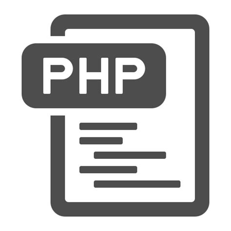 Code Coding Document Extension File Format Php Icon