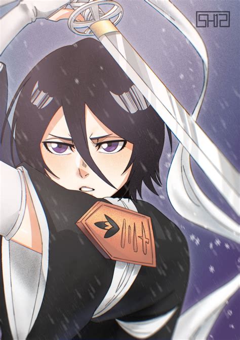 Kuchiki Rukia Bleach Drawn By Shirohitsu Danbooru