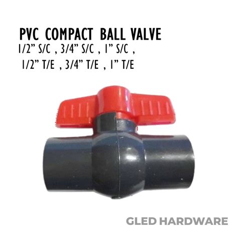 Pvc Compact Ball Valve Shopee Malaysia