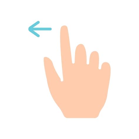 Premium Vector Touch Pad Icon Index Finger Doubleclick Decrease Increase Turn Rotation