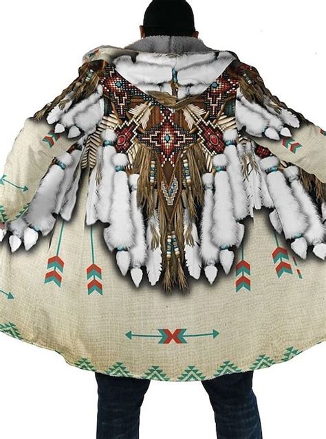 Welcomenative Brown Native Pattern 3d Dream Cloak All Over Print Drea