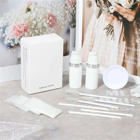 Wholesale Custom Logo Eyebrow Tint Kit Private Label Long Lasting