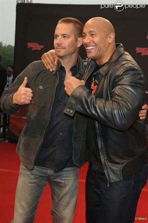 Beautiful Pic Of Paul And Dwayne R I P Paul You Will Be Truly Missed Paul Walker Dwayne