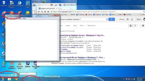 Opened And Minimized Program Wont Show In Taskbar Windows 7 Forums