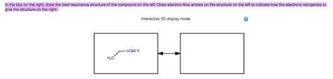 Solved N The Box On The Right Draw The Best Resonance