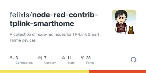 Github Felixls Node Red Contrib Tplink Smarthome A Collection Of Node Red Nodes For Tp Link