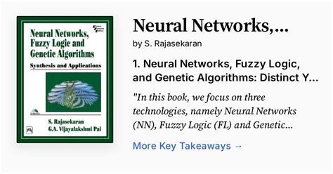 Neural Networks Fuzzy Logic And Genetic Algorithms Summary Quotes Faq Audio