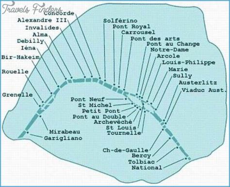 Pont Neuf Bridge Map Travelsfinderscom