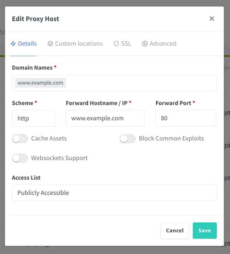 Nginx 代理配置批量管理（nginx Proxy Manager） 绅士喵