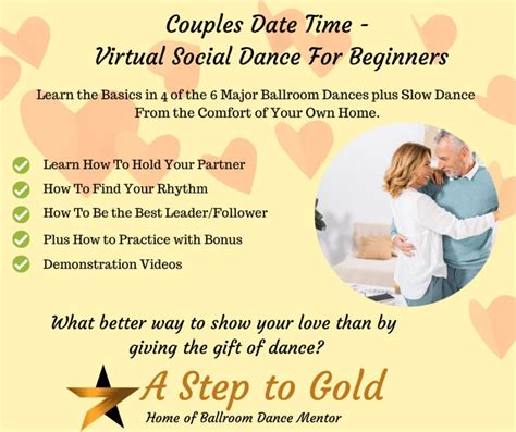 Couples Date Time Virtual Social Dance For Beginners December 12
