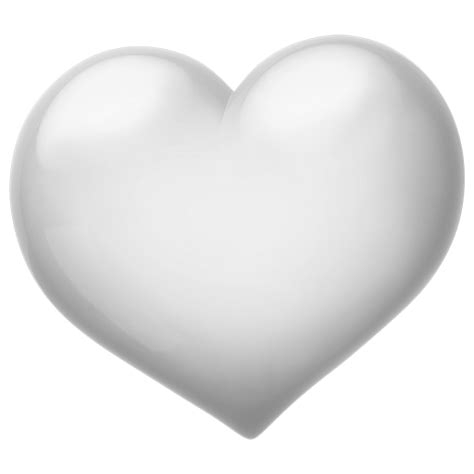🤍 White Heart Emoji