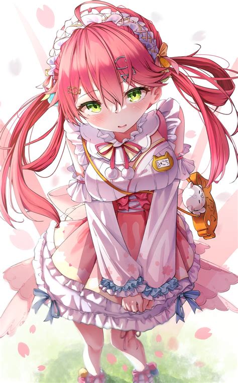 Sakura Miko P And Sakura Miko Hololive Drawn By Maeru Danbooru