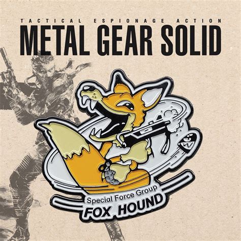 Metal Gear Solid Foxhound Limited Edition Pin Badge Fanattik