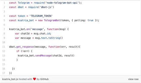 Membuat Chatbot Di Telegram Dengan Menggunakan Nodejs Teknologi