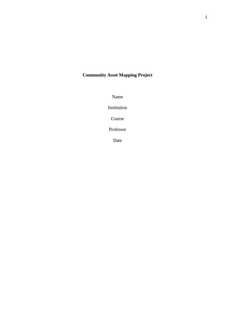 Community Asset Mapping Project Revised Pdf Orange County Community