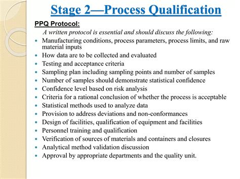 Lifecycle Approach To Process Validation Pptx