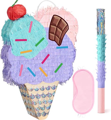 Wernnsai Ice Cream Piñata Summer Ice Cream Party