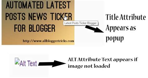 Automated Title Alt Attributes For Blogger Posts Images Javascript