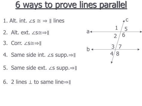 PPT Parallel Lines PowerPoint Presentation Free Download ID