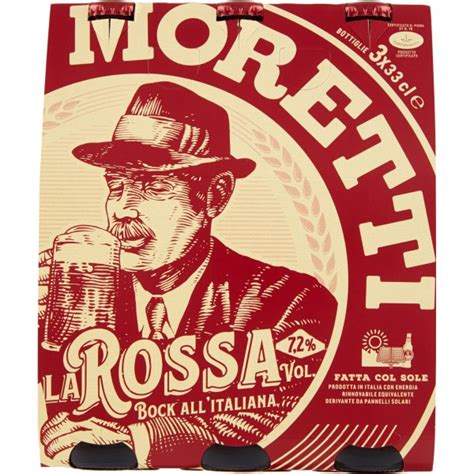 Moretti Birra Rossa In Bottiglia Cl 33 Clust Da 3 Scopri Cicalia