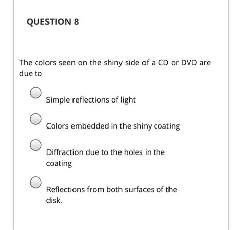 Solved Question 4 In Circular Aperture Diffraction How Does