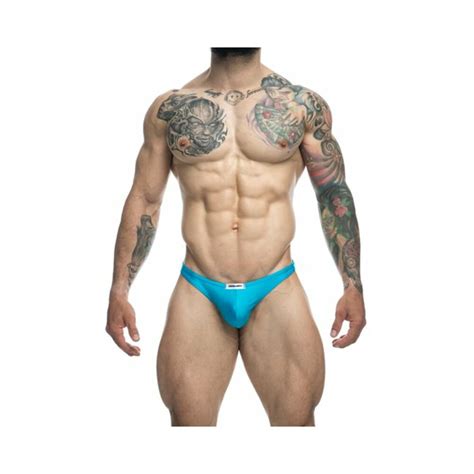 Malebasics Justin Simon Classic Tanga Turquoise 2xl