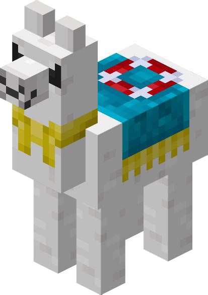 File Minecraft Mario Mash Up Llama White Trader Render Png Super Mario Wiki The Mario