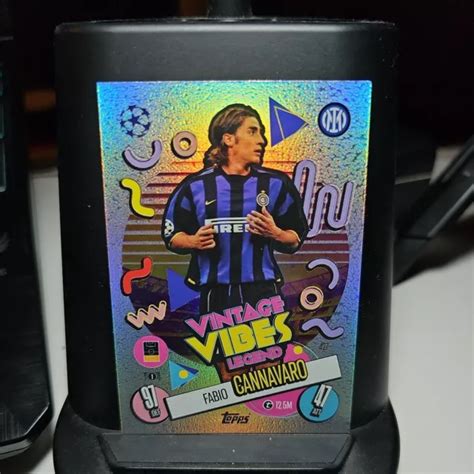 Fabio Cannavaro Vintage Vibes Legend Match Attax 20242025 Milan 2425 427 £123 Picclick Uk