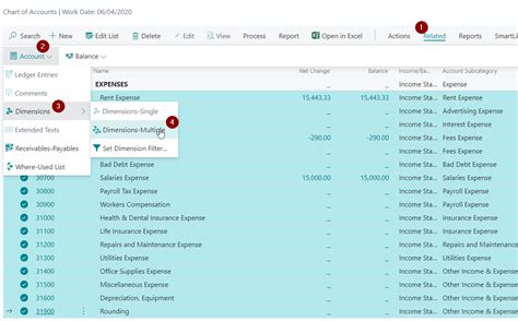 Dynamics 365 Business Central Add Dimensions To More Than One Entity