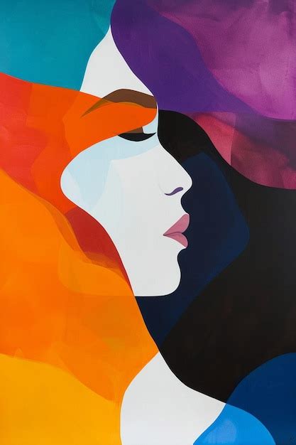 An Abstract Representation Of Feminine Strength Premium Ai Generated Image