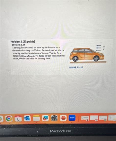 Solved Problem 1 20 Points Problem 126 The Drag Force