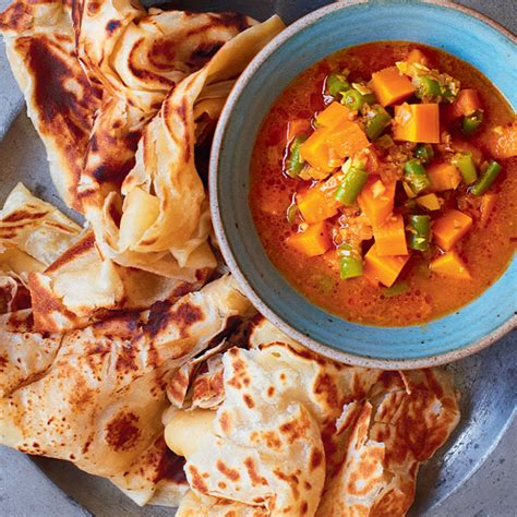 Malaysian Flatbread Roti Canai The Happy Foodie