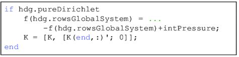 Extract Of The Hdg Stokes Globalystem Function To Impose The Constraint Download Scientific