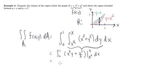 Double Integrals Example 2 Numerade
