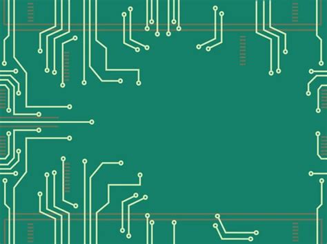Microchip Line Technology Symbol Abstract Background Vector Stock Vector Image By ©hsantima