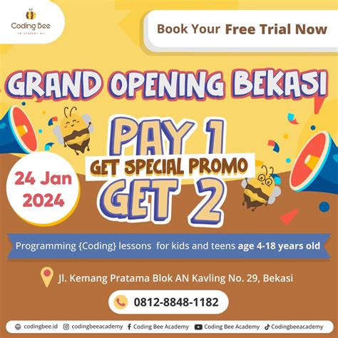 Grand Opening Coding Bee Academy Bekasi