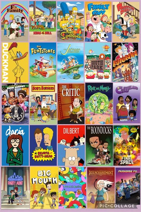 Adult Animation Show You Can Only Pick 3 Or 4 Rsitcoms