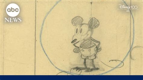 Walt Disney Sketches Of Mickey Mouse