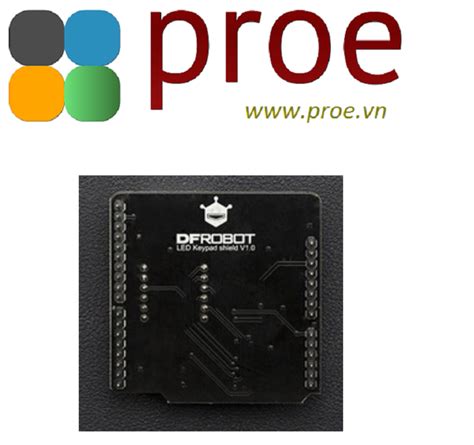 7 Segment Led Keypad Shield For Arduino Điện Tử Proe