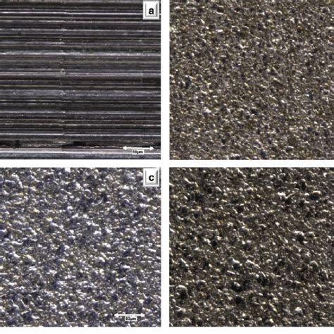 Optical Microscopy 1000× Of Specimen Test Surfaces Conventionally