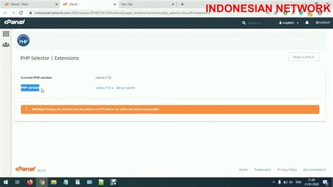 TUTORIAL CARA MENGGANTI VERSI PHP DI CPANEL YouTube