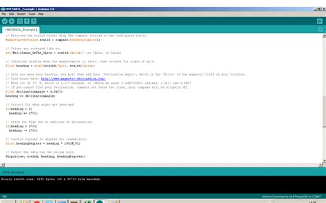 arduino duemilanove and hmc5883l programming arduino forum